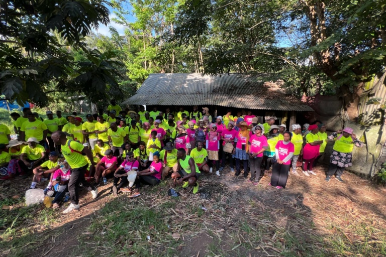 Le public était au rendez-vous de la marche organisée par Tatie Chris ...