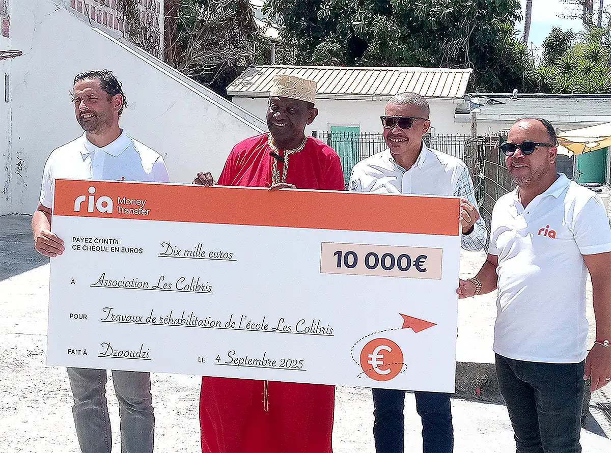 RIA au secours d’une école associative mahoraise - Mayotte Hebdo